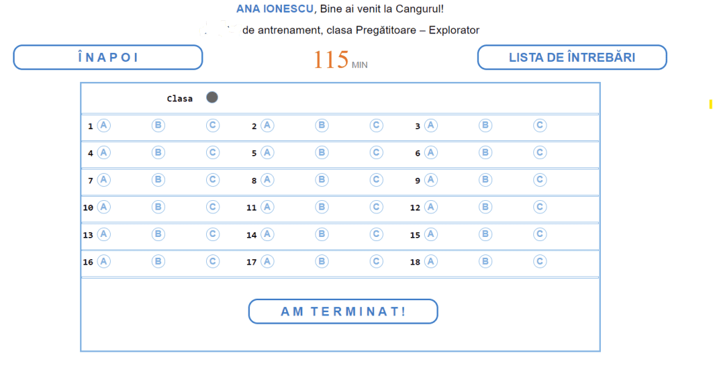 a. Test 6 de antrenament, clasa pregătitoare – Poveștile Cangurașului ...